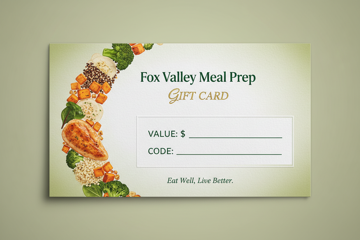 Fox Valley Meal Prep Gift Card